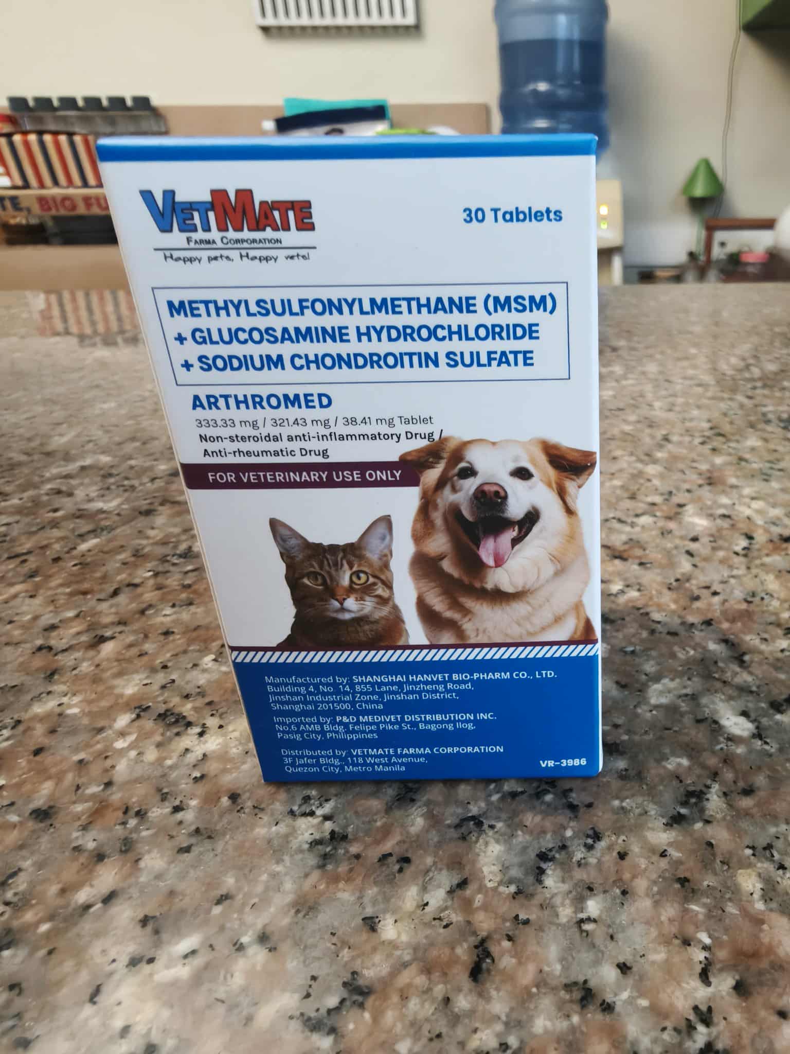 Vetmate Arthromed Tablets 1Bottle | Shopee Philippines