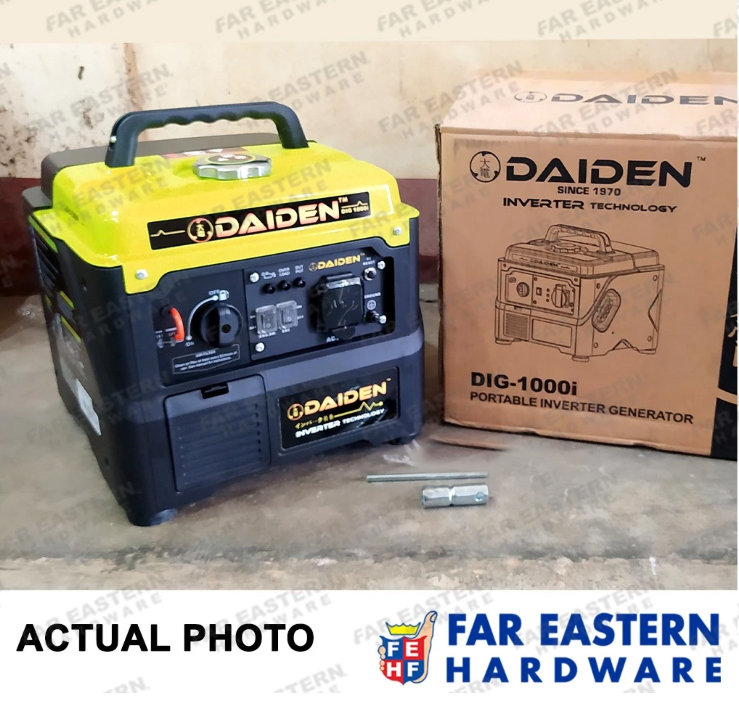 DAIDEN Inverter Gasoline Generator Portable Silent Genset 900W 4 STROKE ...