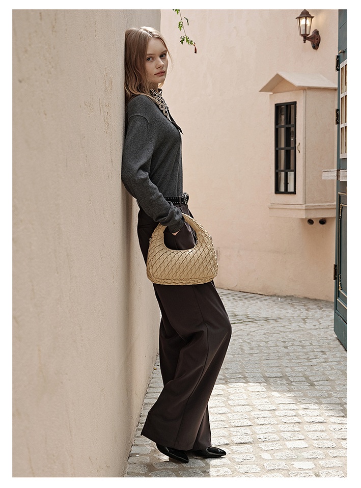 Habitoment Foline Hobo Bag In Beige | Shopee Philippines