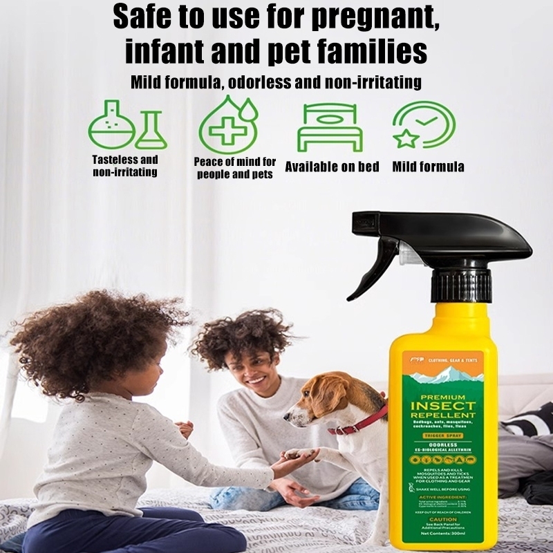 Flea Bed Bug Dust Mite tick spray Quick results Plant formula safe non ...