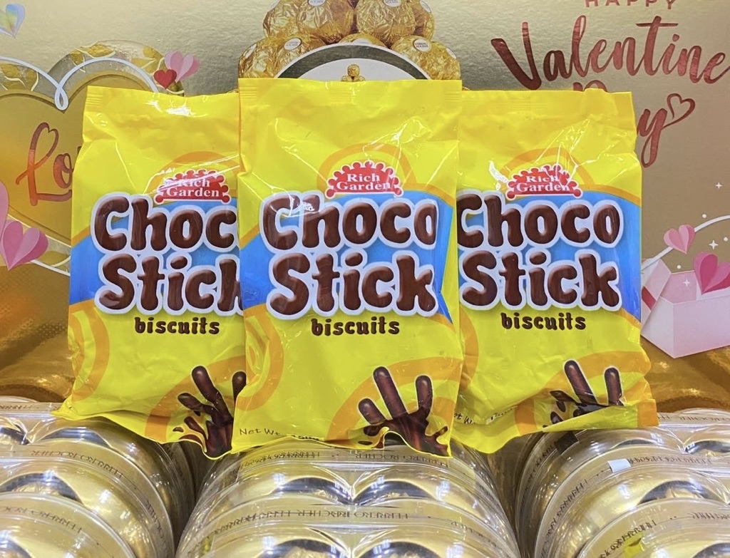 RICH GARDEN CHOCO STICK CHOCO COATED STICK BISCUIT (150g/500g) SNACKS ...