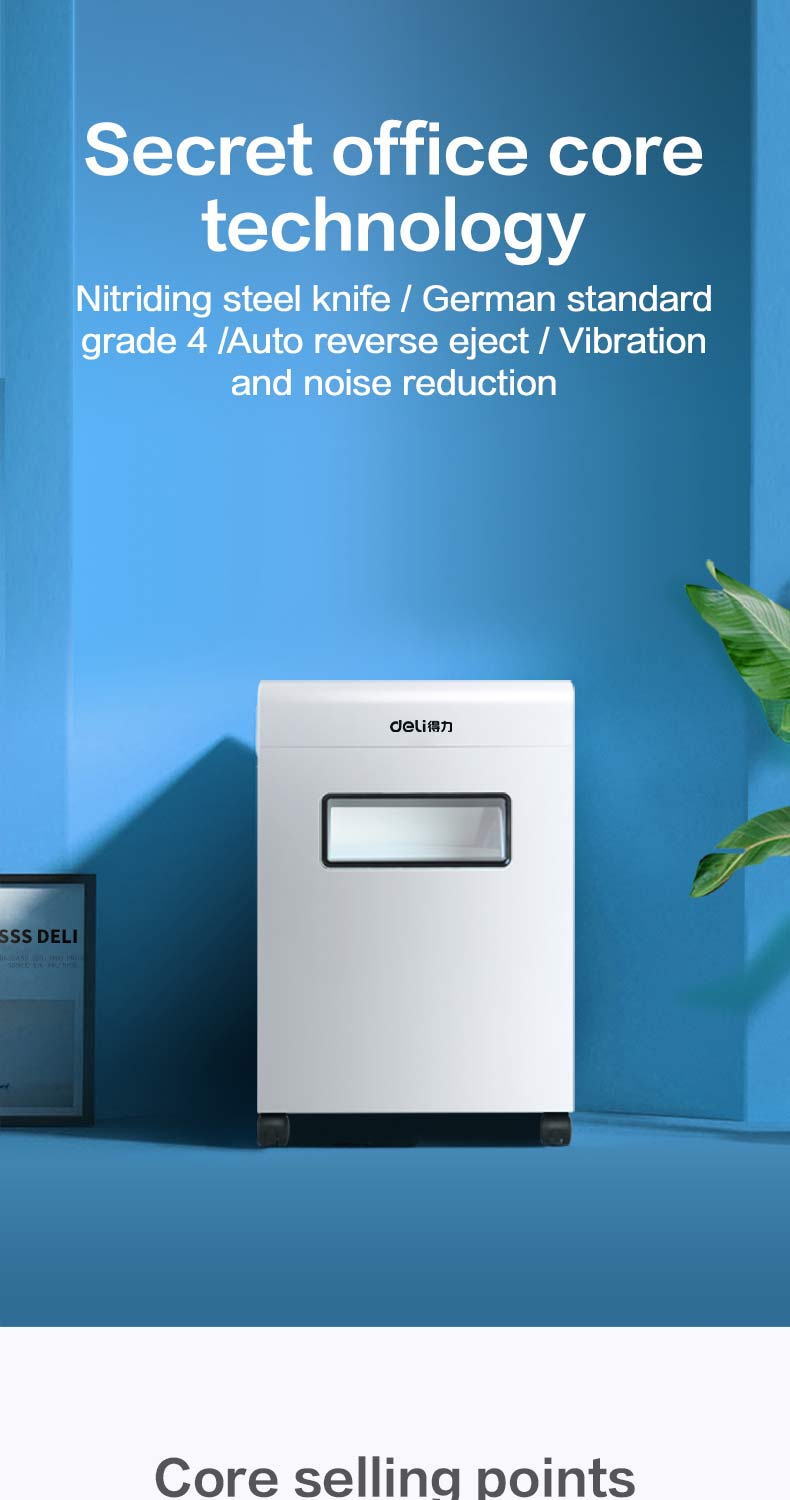 Deli Automatic Paper Shredder 23L Machine Electric Heavy Duty E9903-EU ...