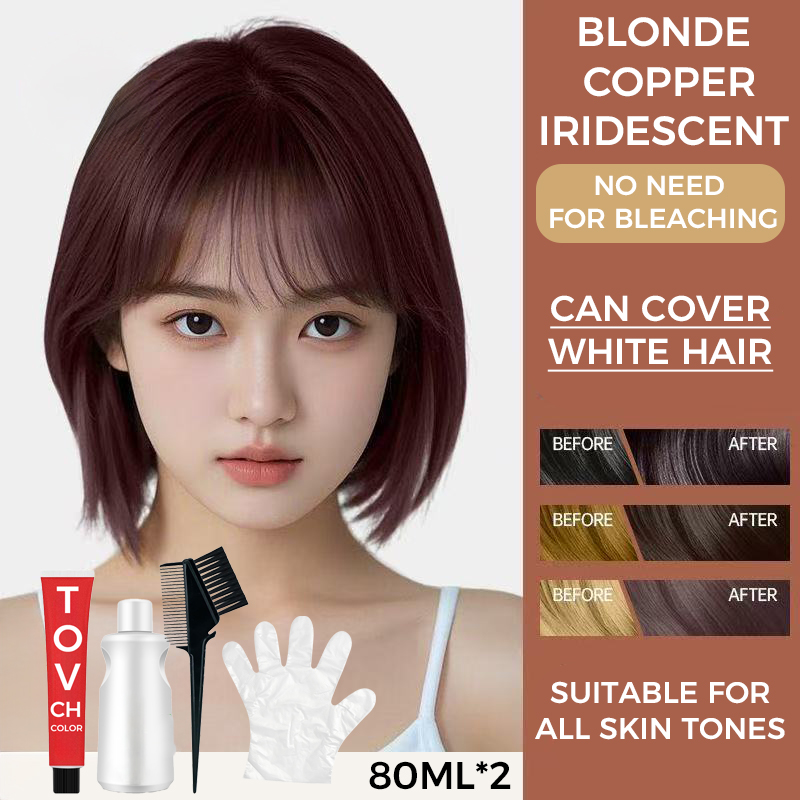 80ML TOV CH Burgundy Hair Color Set 80ml with Oxidizer and Keratin ...