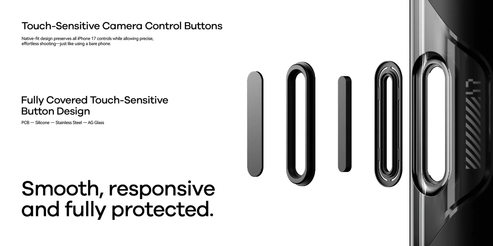 Aulumu A17 Shockproof Magnetic Case For iPhone 17 Pro & Pro Max Slim ...