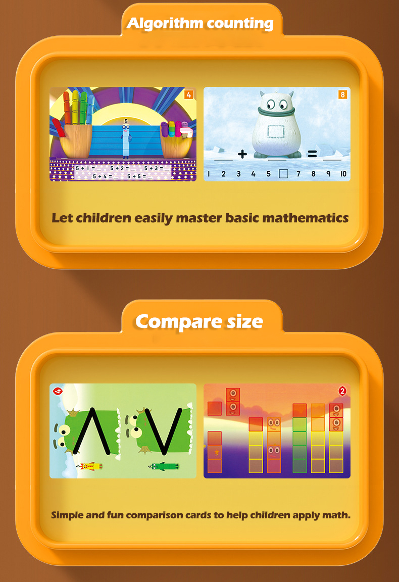 Hand2mind MathLink Cube Number Building Blocks 1-10 Set 30 Preschool Learning Activity Counting ...