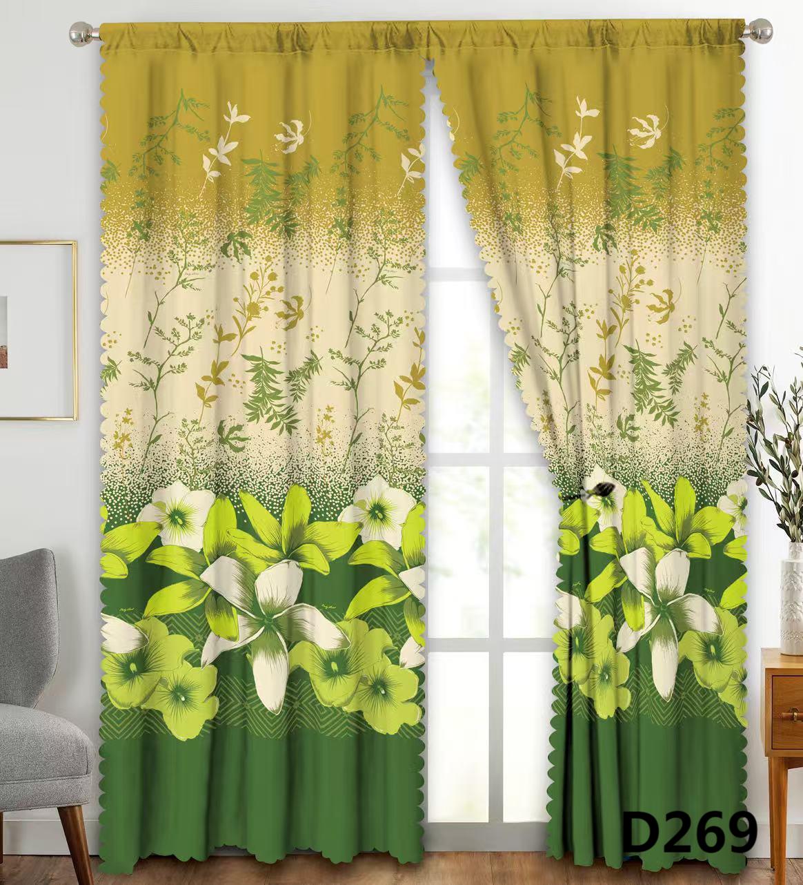 Curtain 10pcs For Living Room 85*185cm Curtains Set Home Kurtina ...