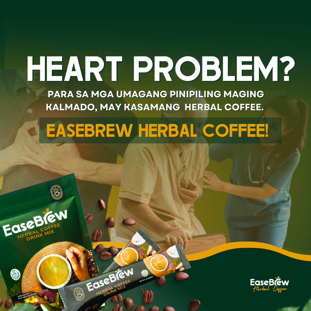 EaseBrew Herbal Coffee Drink Mix Original 100% ORGANIC | FDA APPROVED | HALAL CERTIFIED | 10 ...