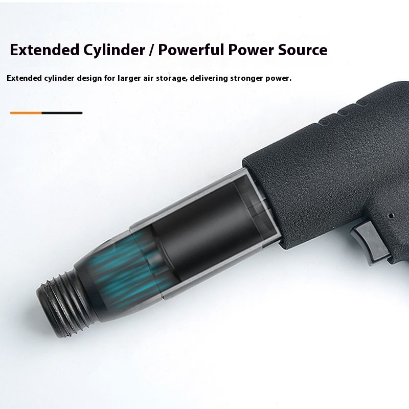 150mm Mini Air Shovel Gun with 4 Chisels Pneumatic Pistol Gas Hammer ...