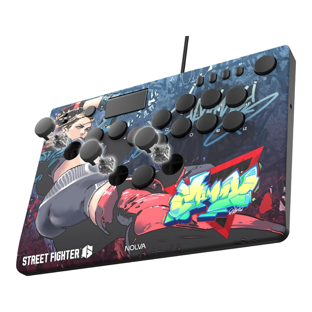 Hori Street Fighter 6 Nolva Mechanical All-Button Arcade Controller for ...