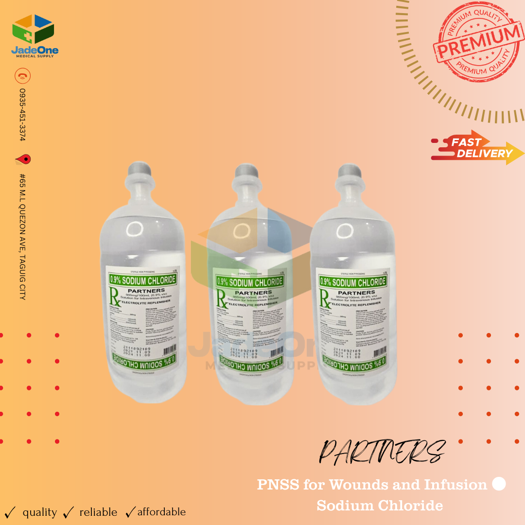PARTNERS PNSS (Plain Normal Saline Solution) for Wounds and Infusion ...