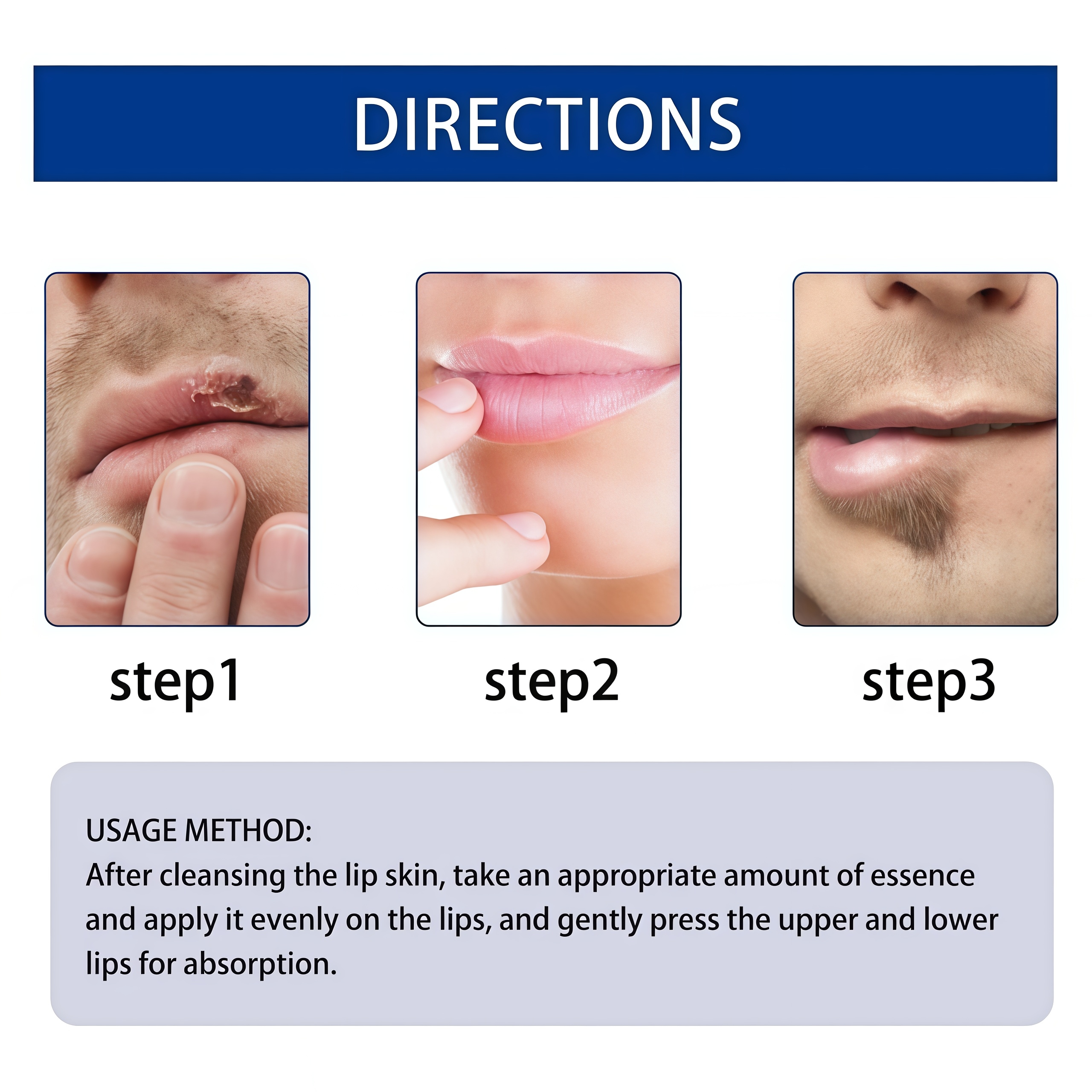 【BUY 1 TAKE 2】 Lip Serum FOR Men Infused Vit-E that Moisturizes ...