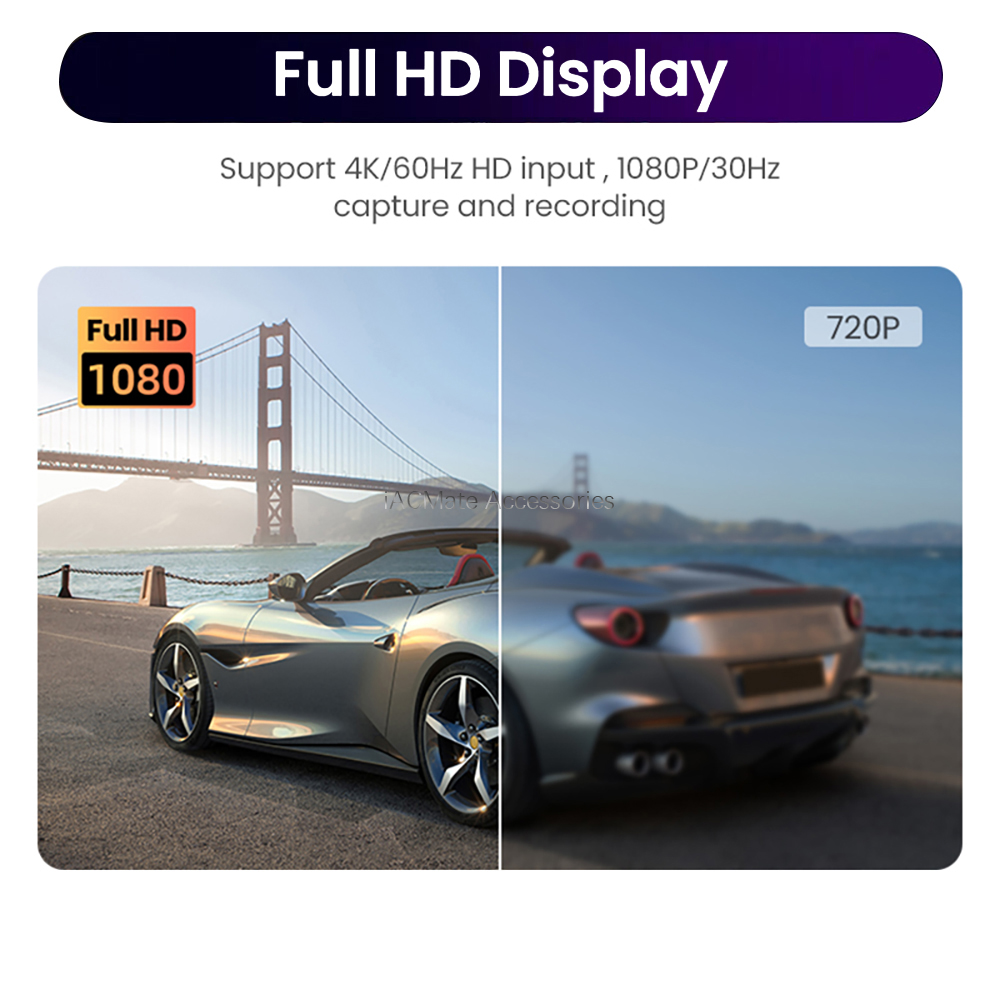 Video Capture Card 60FPS for Streaming、Game,HDMI Capture Card for PC ...