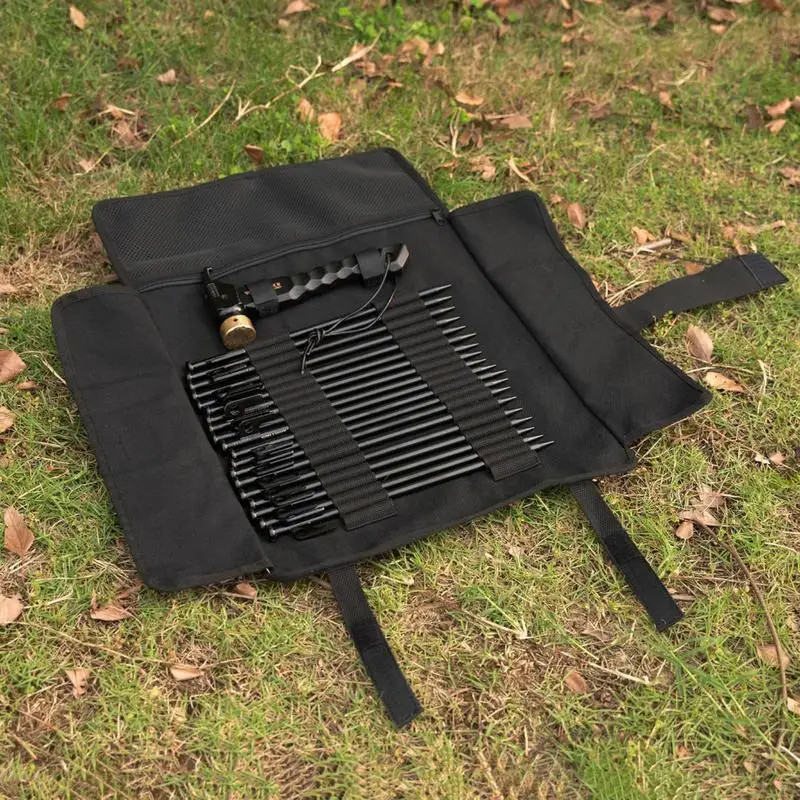 Wellhike Tent Stake Bag Heavy Duty Bag Peg Bag Carrying Bag Hammer ...