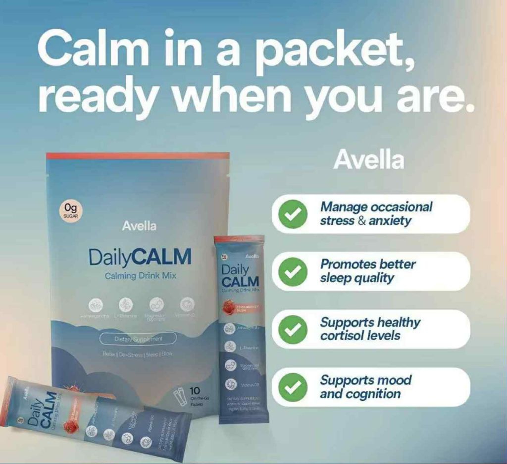 Avella Daily Calm Calming Drink Mix | Shopee Philippines