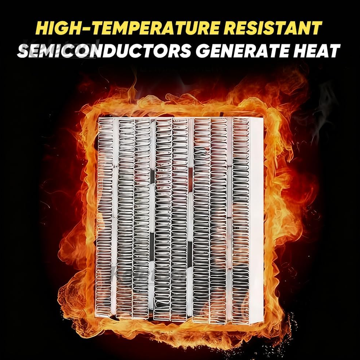 4500W Electric Heater Fan High-Power Dryer Space Heater Hot Garage Air ...