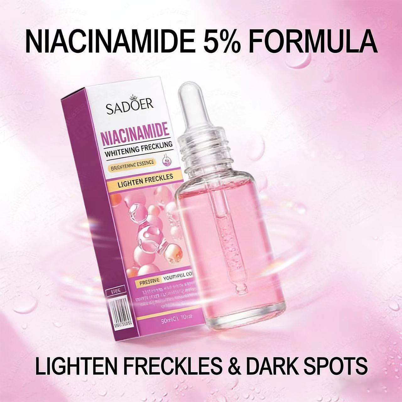 【Buy 1 Take 2】SADOER Niacinamide Whitening Freckle Essence Lighten Dark ...