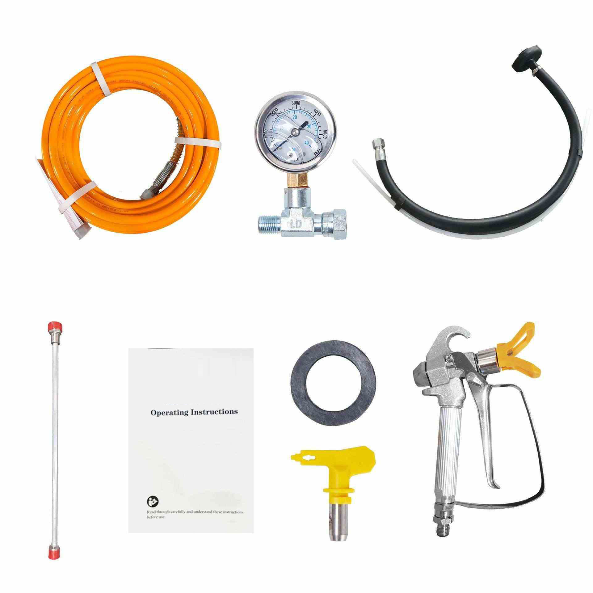 High Pressure Airless Spraying Machine 3500-6200W High Power Electric ...