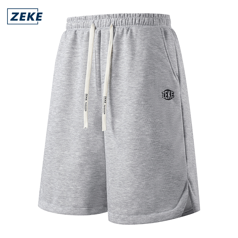 ZEKE B0073 Men's Casual Solid Cutting Straight Cut lalaki Short Pants ...