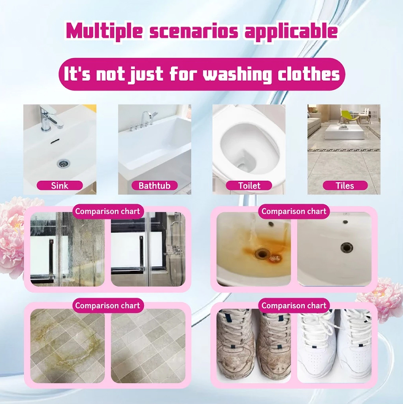 2000ML Liquid Laundry Detergent Fabric Softener Scent 3in1 fast clean ...