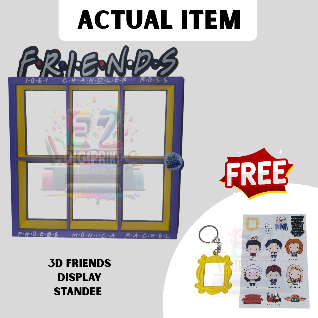 Mcdo FRIENDS Display Stand / Mcdo FRIENDS Display Couch 3D Print ...