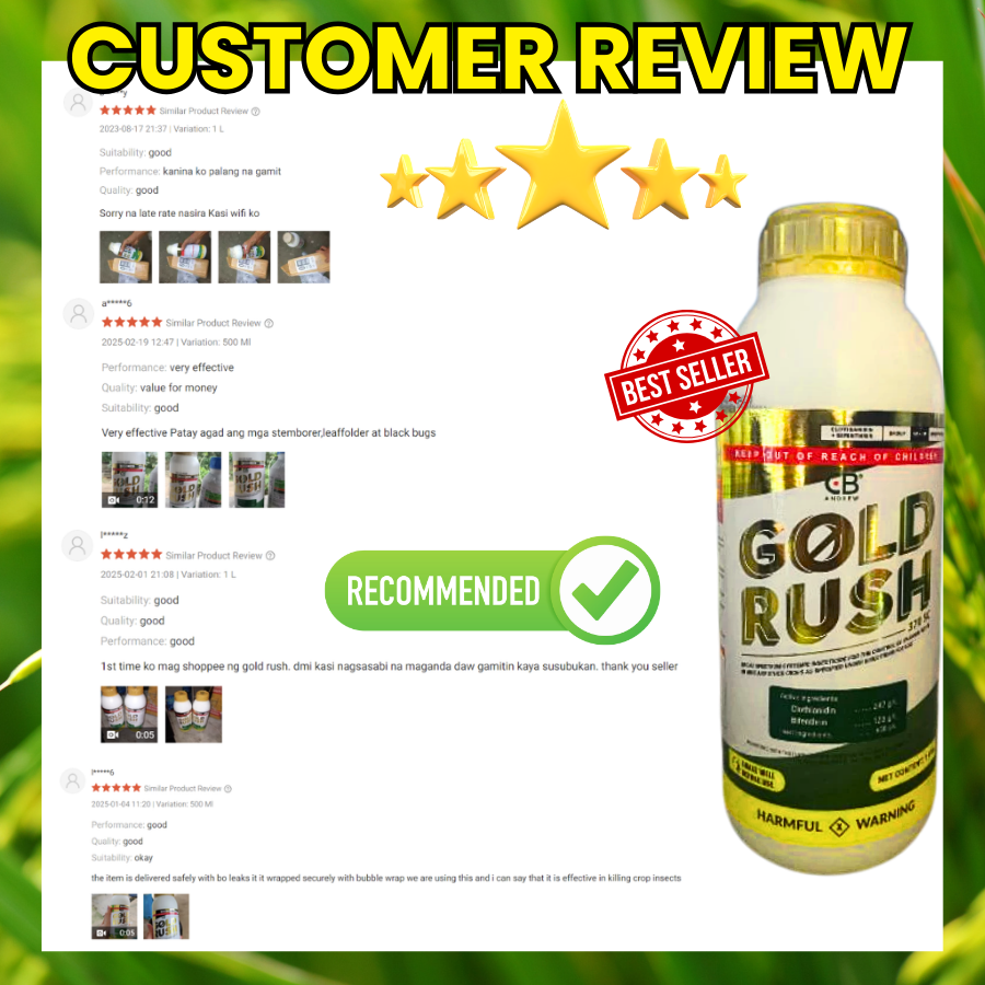 Gold Rush 370 SC 1L Insecticide for Rice – Broad Spectrum Pest Control ...