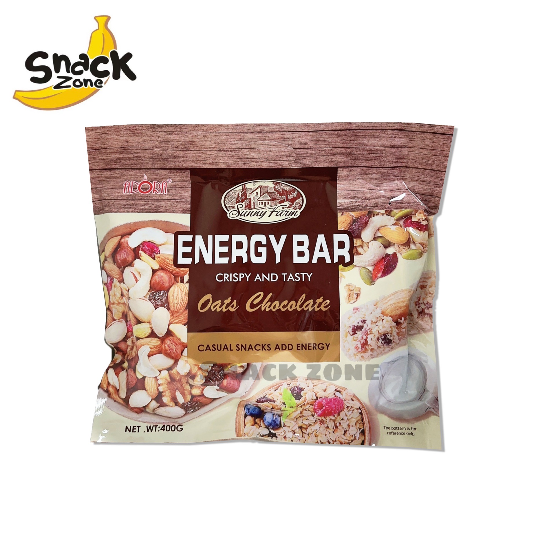 Snack zone Energy Bar 400g ,Breakfast Bar Original Milk/Chocolate ...