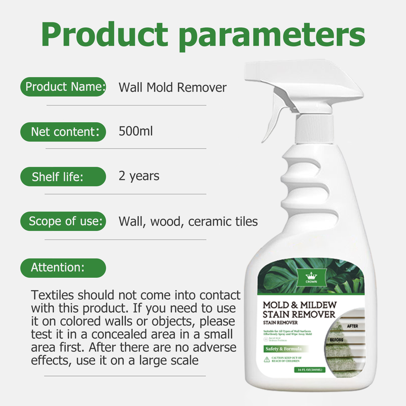 Anti Mold Spray Mold And Mildew Remover Mold Killer Cleaner For Deep ...