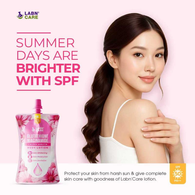 Labn Care Premium Glutathione & Niacinamide Body Lotion SPF 50 PA++ ...