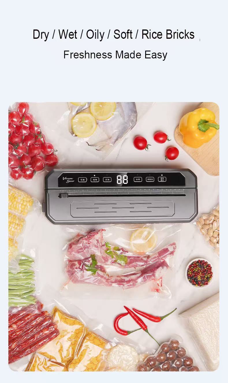 Vacuum sealer machine Food sealing machine automatic vacuum sealing ...