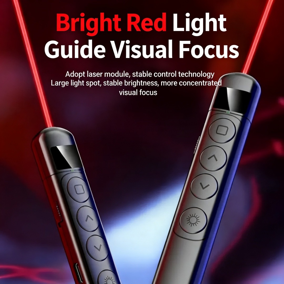 Multifunctional Laser Page Turner Pen One-Click Hyperlink Type-C ...