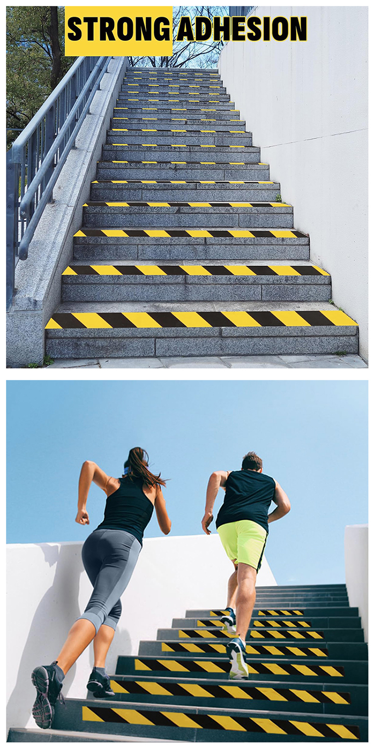 （Fast Delivery）18M Floor Caution Tape 45mm/60mm/80mm Black And Yellow ...