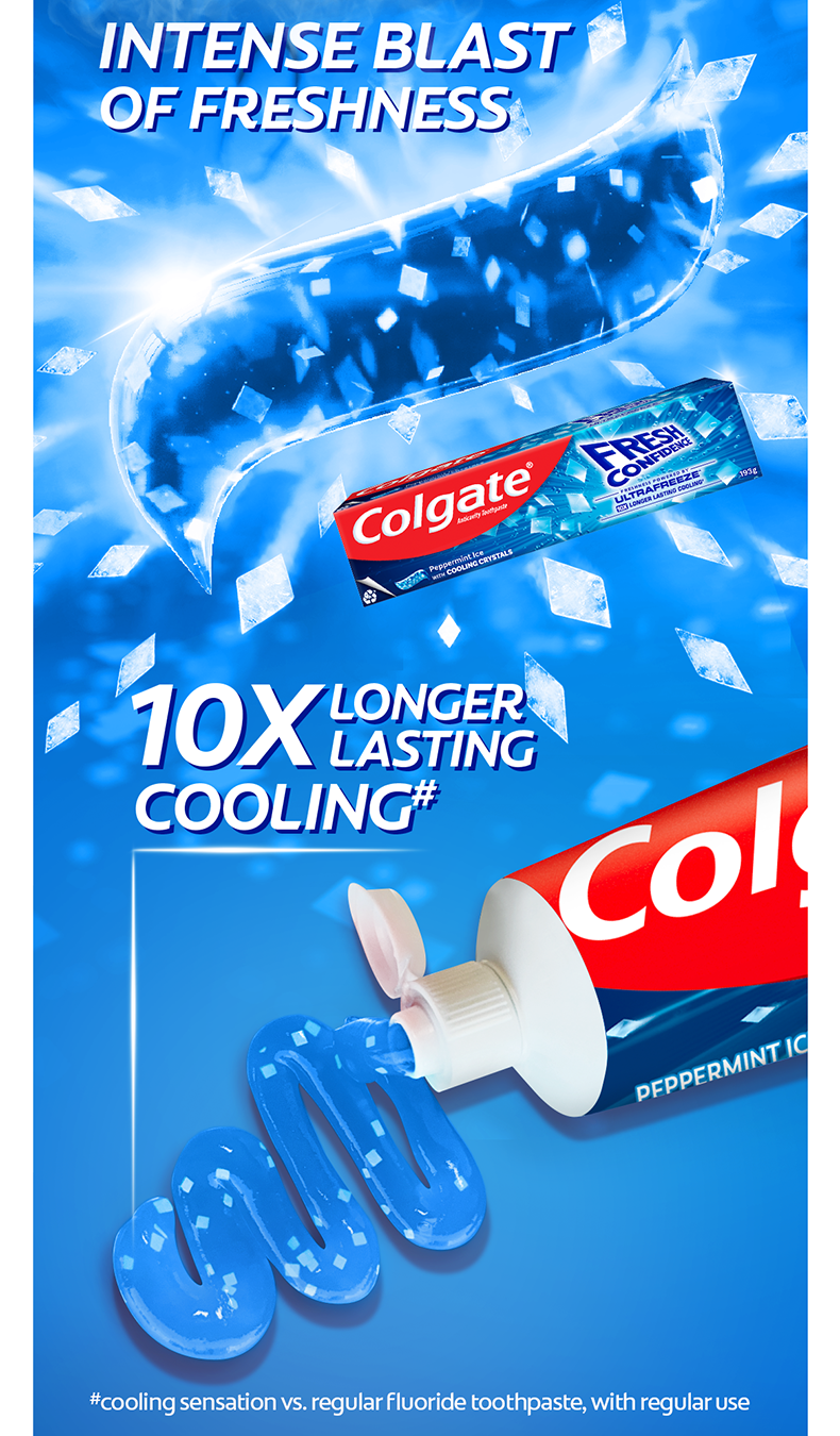 Colgate Fresh Confidence Gel Toothpaste with Cooling Crystals ...