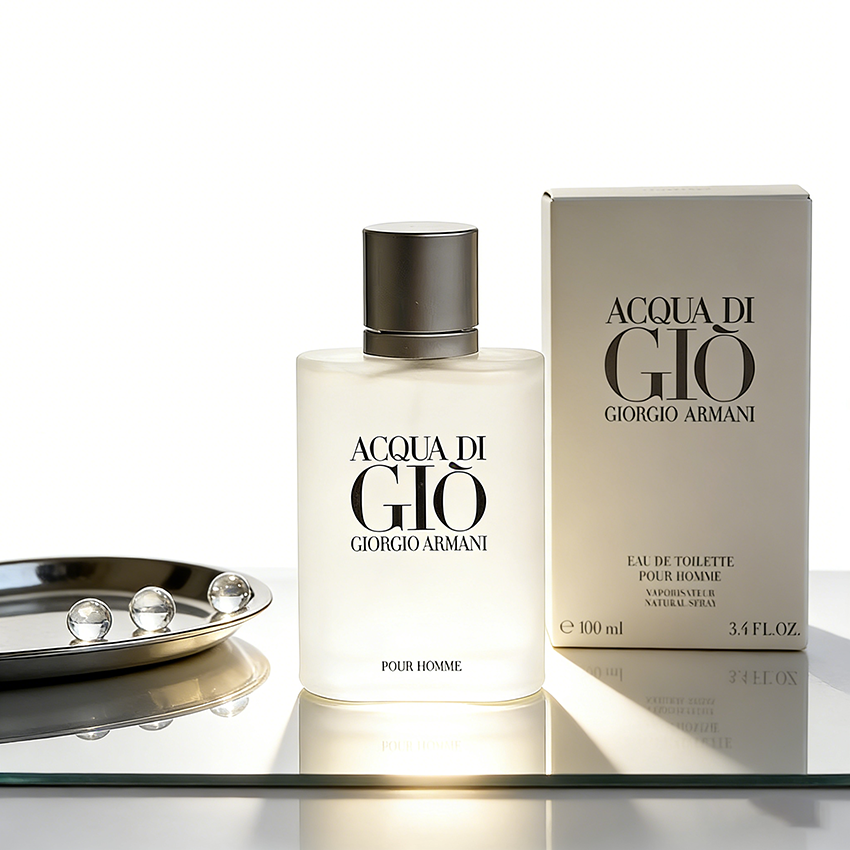 Armani Acqua di Gio Men 100ml EDT Spray | Fresh Marine Cologne | Day ...