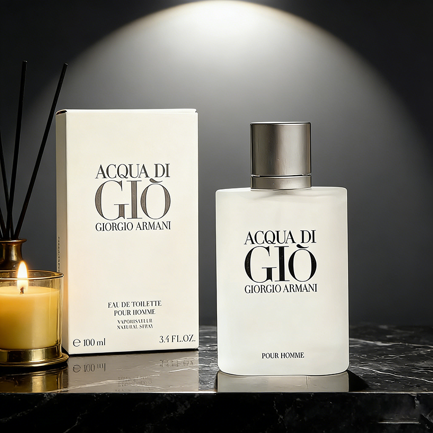 Armani Acqua di Gio Men 100ml EDT Spray | Fresh Marine Cologne | Day ...