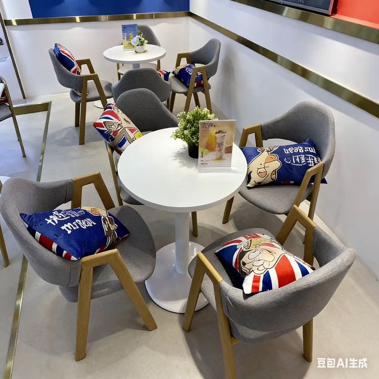 Solid Wood Coffee Table Set Dining Table Set Walnut Table Round Table ...