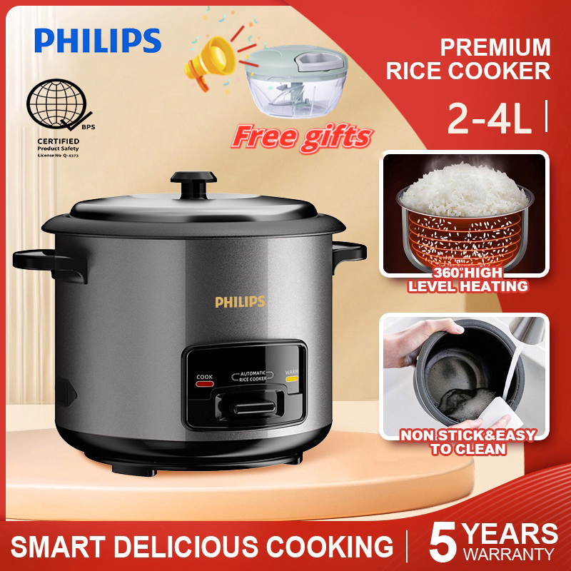 【COD】Home Premium Rice Cooker Standard 2L /4L With steamer Small Home ...