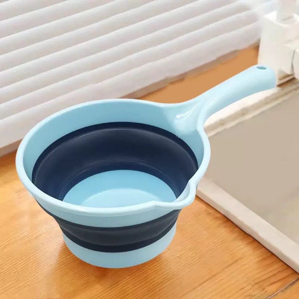 Foldable Silicone Collapsible WATER SCOOP DIPPER Water Ladle Multi ...