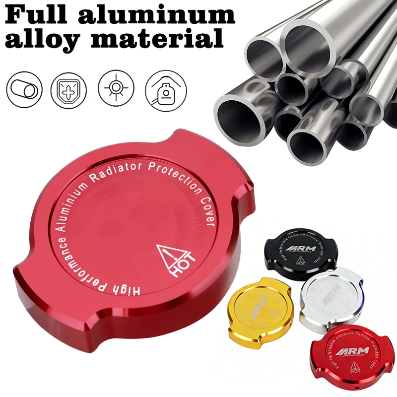 Radiator Cap Cover Full CNC Universal For Motorcycle Water Tank Cover ...