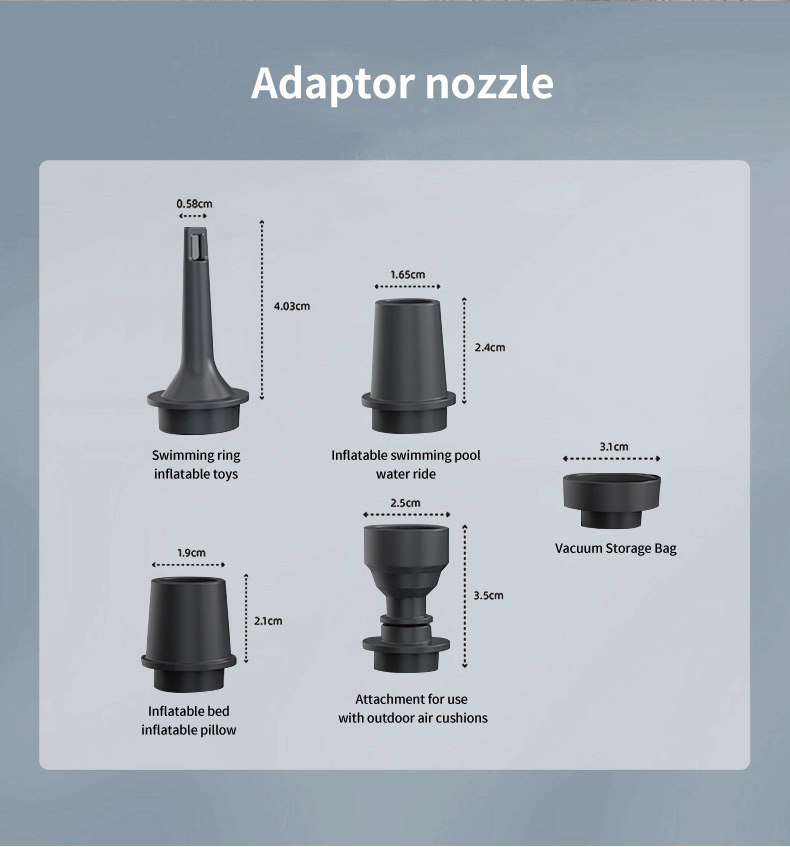 SEA CHOICE Mini Air Pump For Backpack Inflatable Pump Vacuum ...