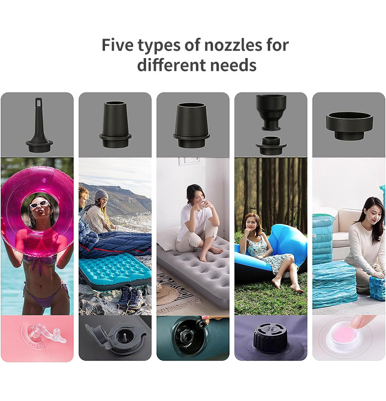 SEA CHOICE Mini Air Pump For Backpack Inflatable Pump Vacuum ...