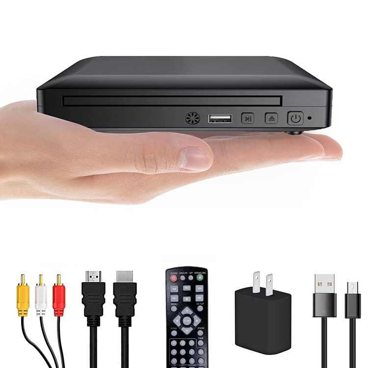 Mini Home DVD VCD CD EVD Player Full Format HD Disc Player | Shopee ...