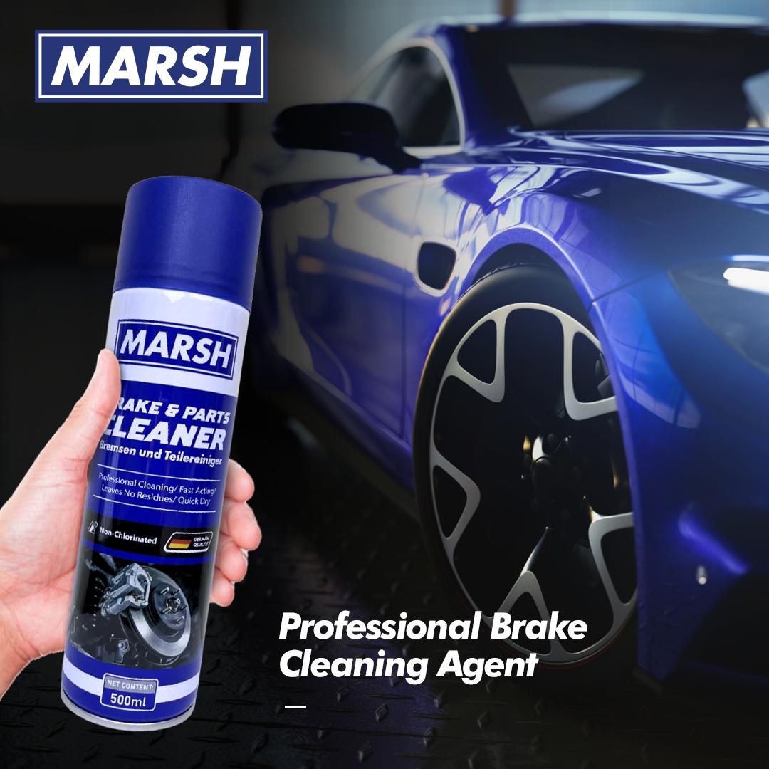 500ML MARSH Brake & Parts Cleaner Spray | Fast Dry Walang Residue ...