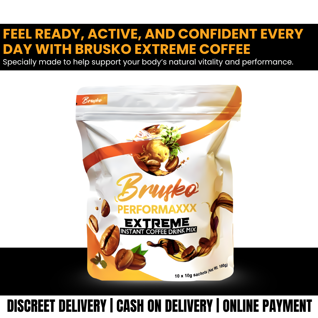 Brusko Extreme Coffee – Instant Herbal Coffee Drink Sachets | Shopee ...