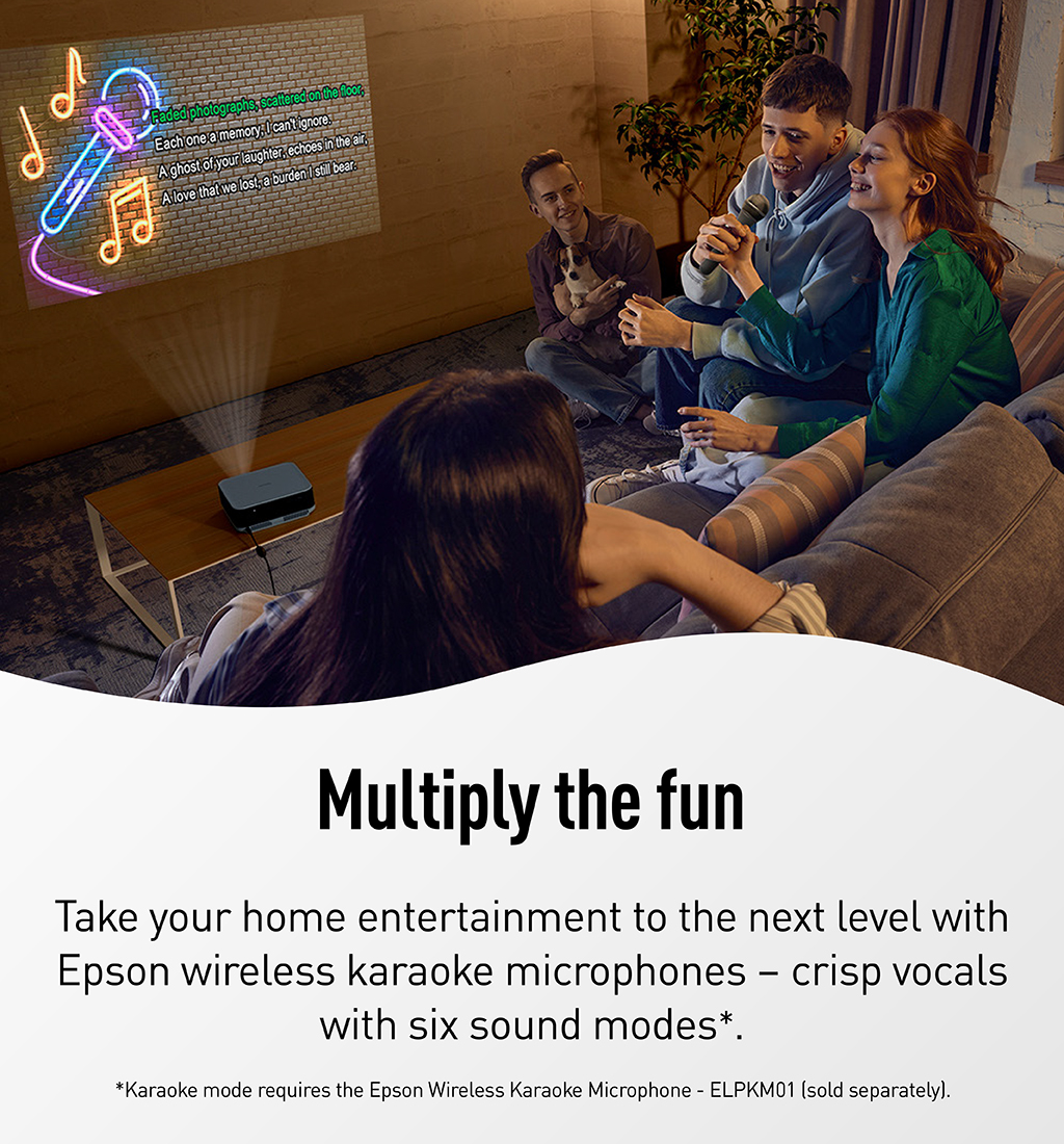 Epson Lifestudio Pop Plus EF-62N Home Projector | Sound by BOSE ...