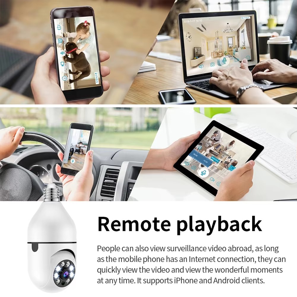 V380 2.4G/4G PTZ Camera Auto Tracking Night Vision 1080p Wireless CCTV ...