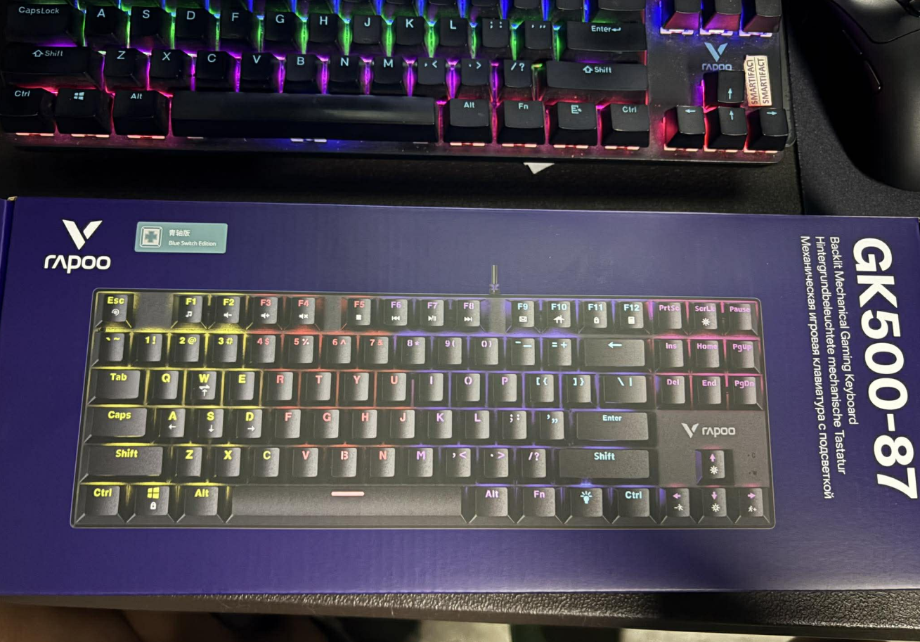 Rapoo GK500-87 Backlit Mechanical Gaming Keyboard | Shopee Philippines