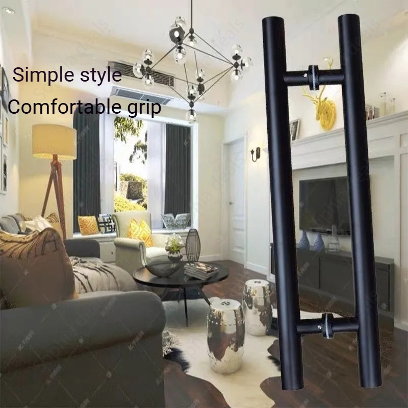 50/80/150cm round pipe door handle Suitable for wooden doors and glass ...