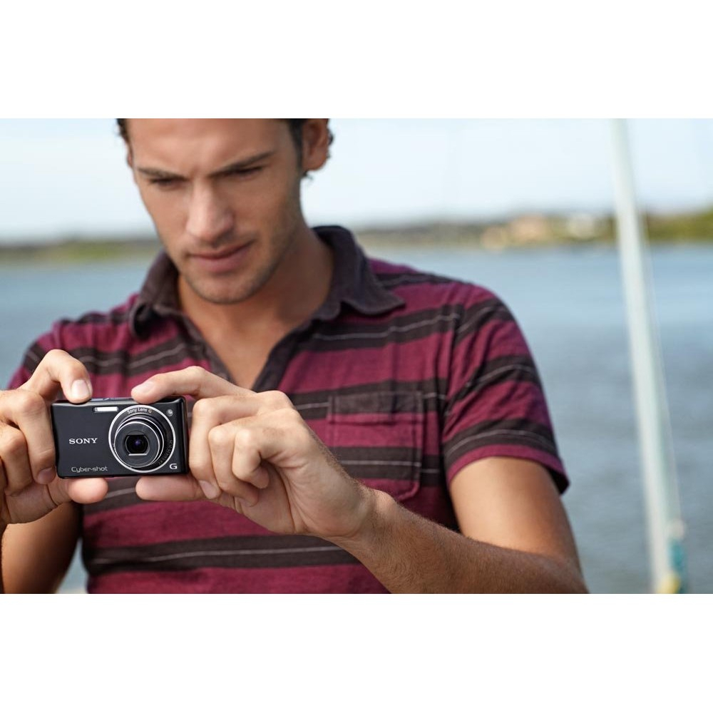 SONY Digital Camera Cyber-Shot W380 Black DSC-W380/B | Shopee Philippines