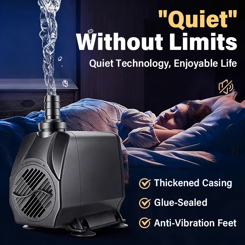 Mini Submersible Adjustable Water Pump 2.5W-20W, German Tech Ultra ...