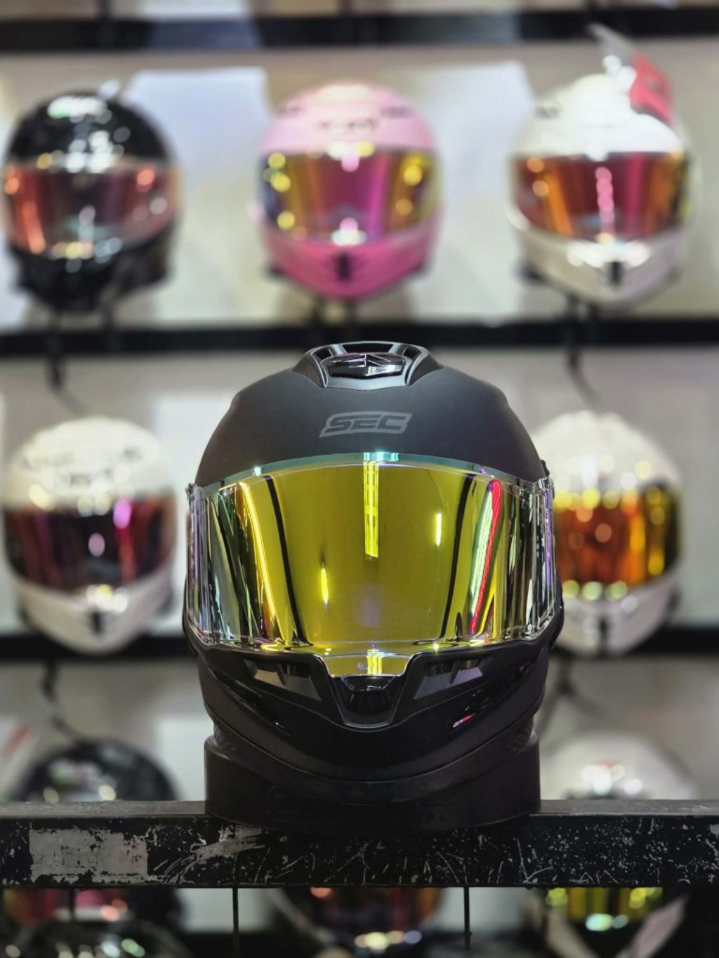 SEC PACE FULLFA HELMET DUAL VISOR | Shopee Philippines